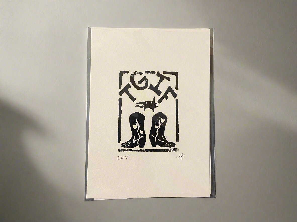 Print from Handmade Stamp – Simply Making It